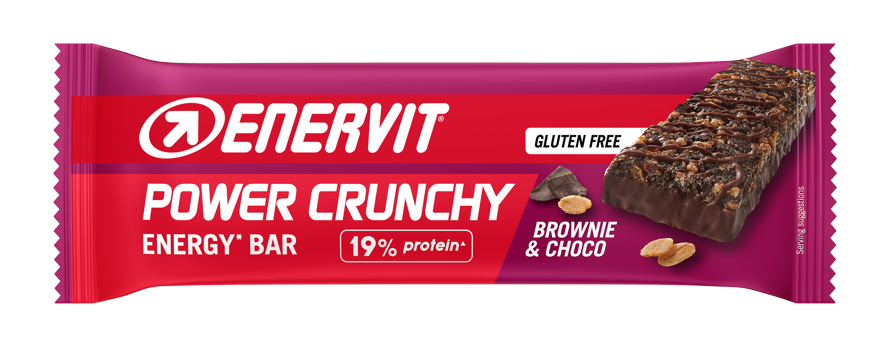 ENERVIT Power Crunchy Bar - brownie + čokoláda | ENERVIT e-shop